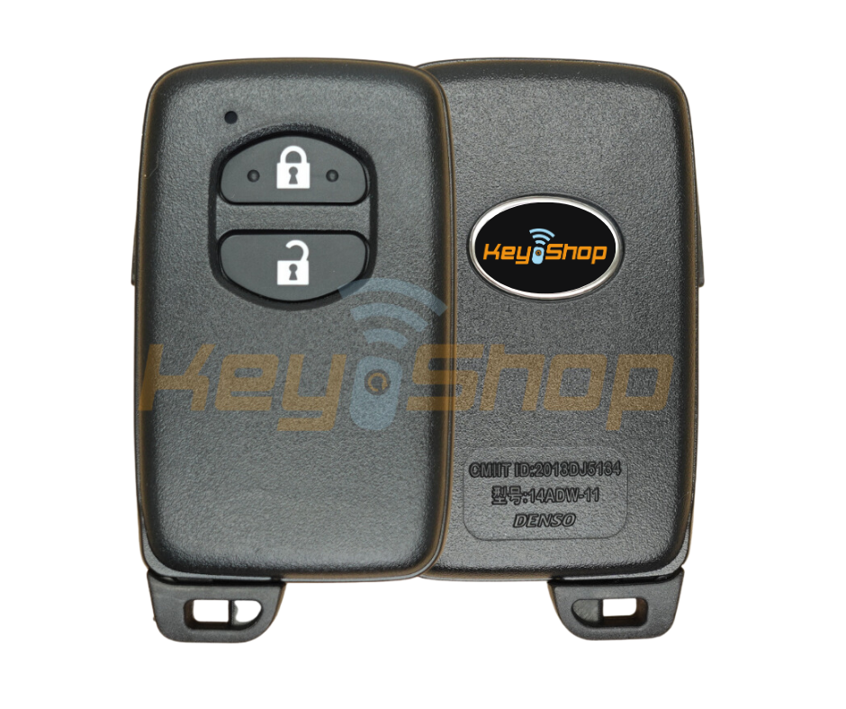 2013-2020 Toyota Yaris / Auris Smart Key | ID8A | 2-Buttons | TOY2 | 4
