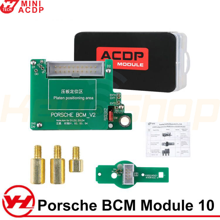 ACDP Module 10 - Porsche 2010-2018 BCM IMMO Key Programming + License
