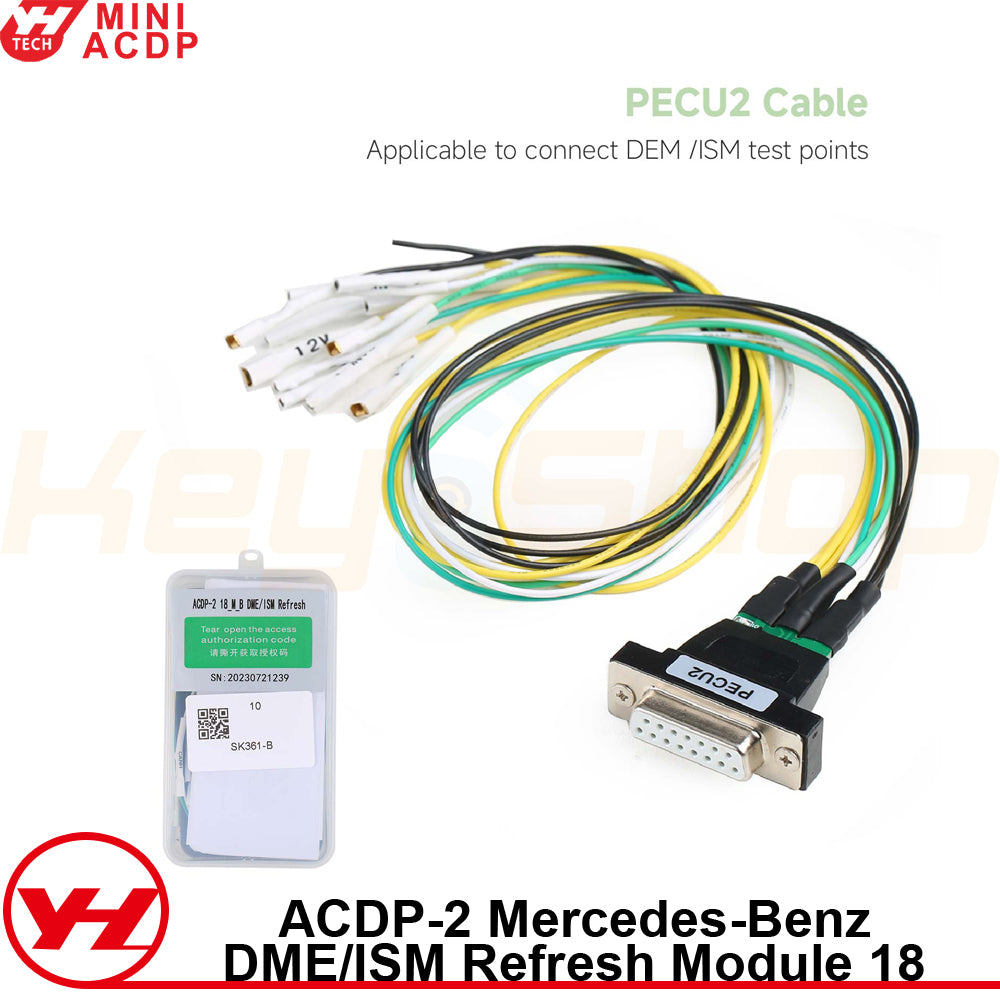 ACDP Module 18 - Mercedes-Benz DME / ISM Refresh via Bench Wires + Lic