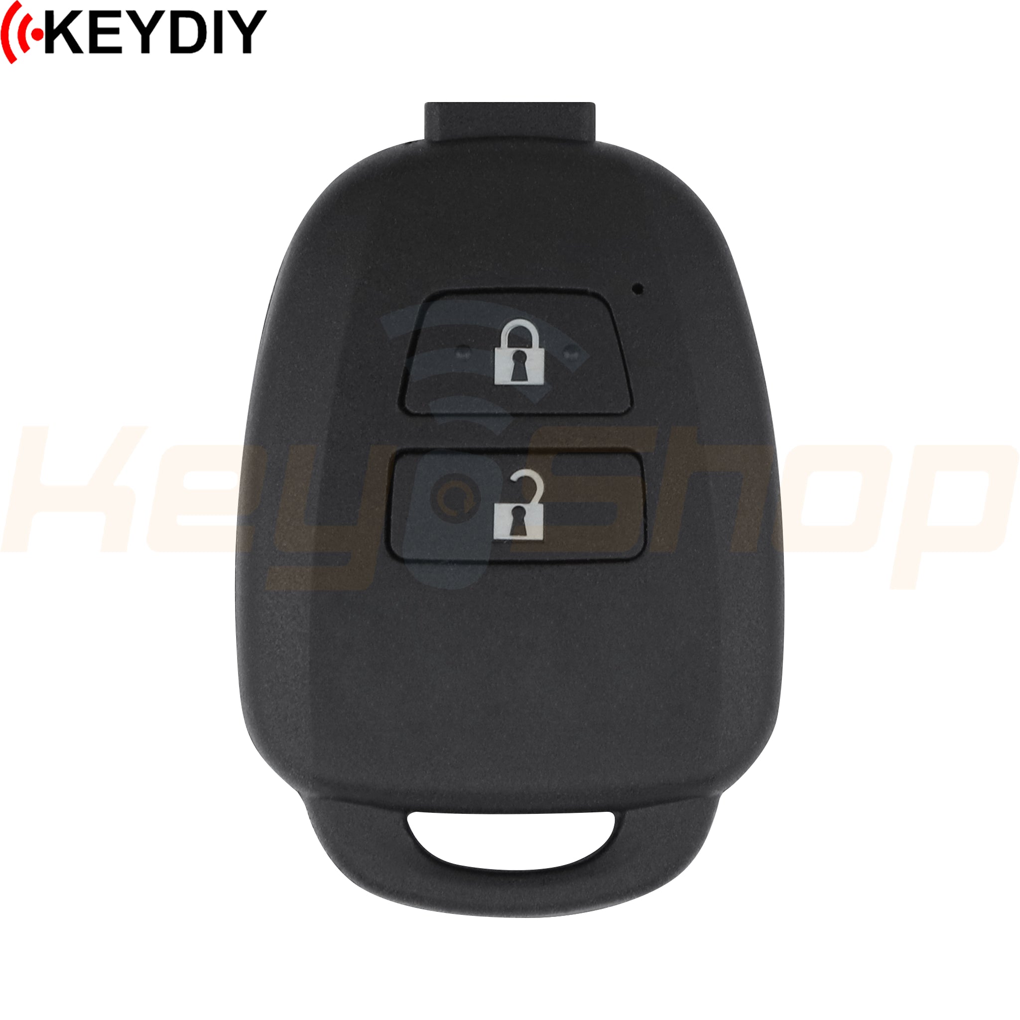 KeyDIY Toyota-Style Wired Universal Remote Head Key | 2-Buttons | KD