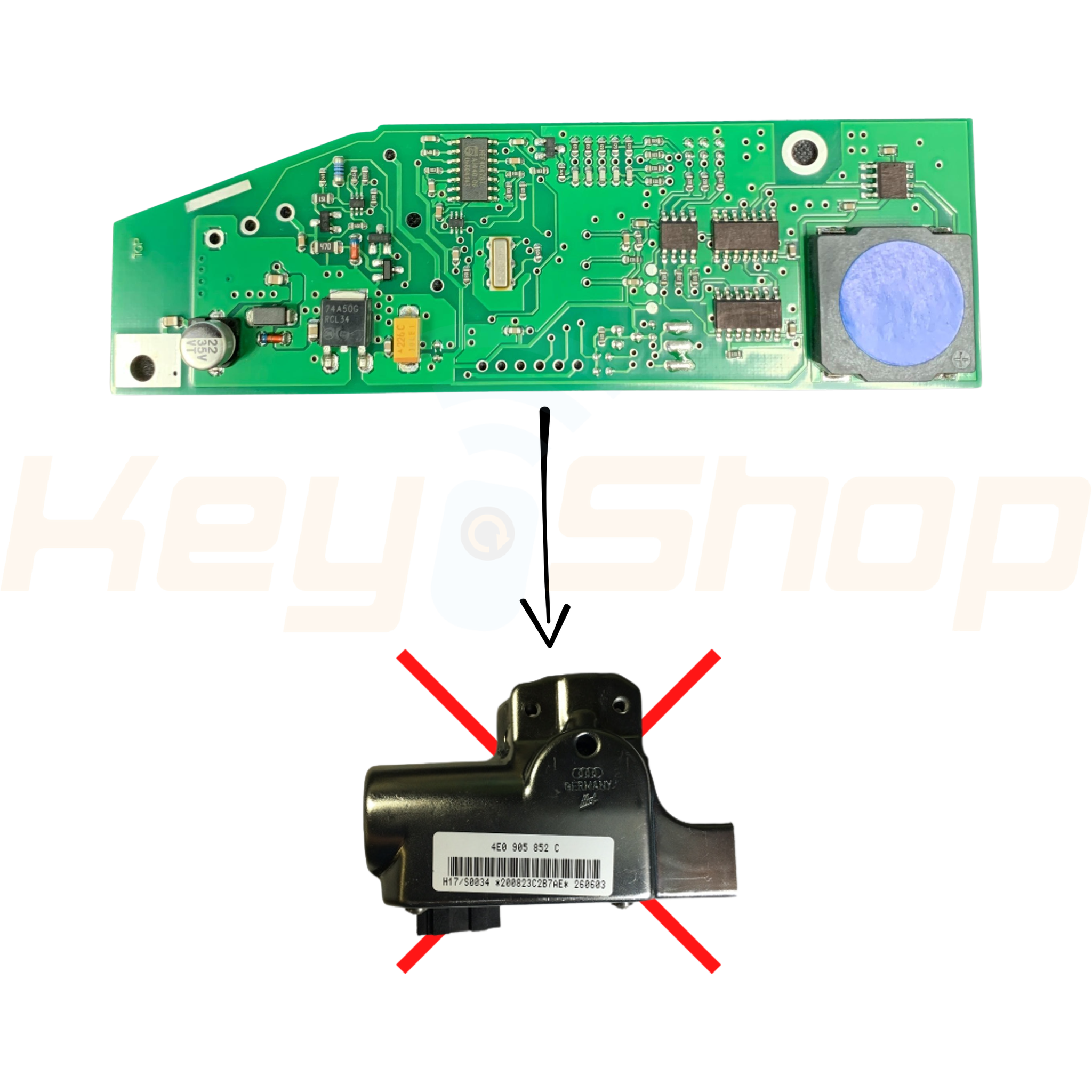 Steering Wheel Lock N360 ELV emulator VAG Cayenne / Touareg / Bentley