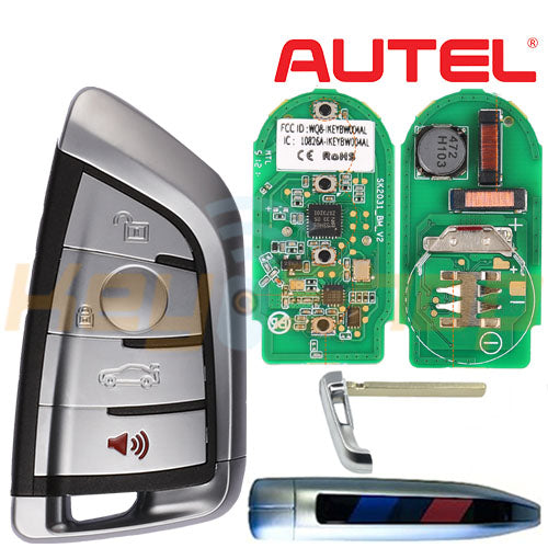 Autel BMW-Style Universal Smart Key | 4-Buttons | HU100R | IKEY | BW00