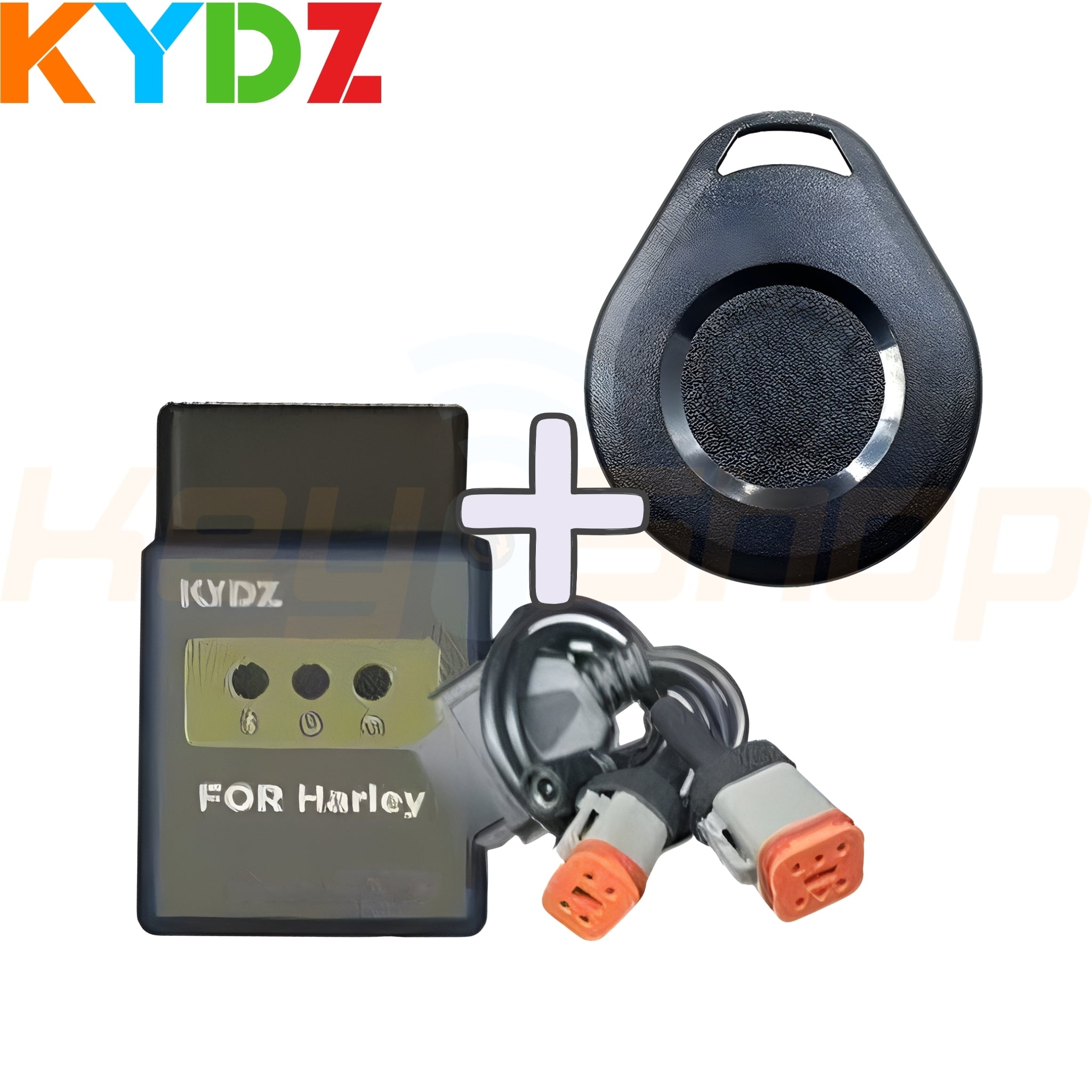 KYDZ Harley-Davidson 2016+ OBD Key Programmer with 4-pin and 6-pin cab