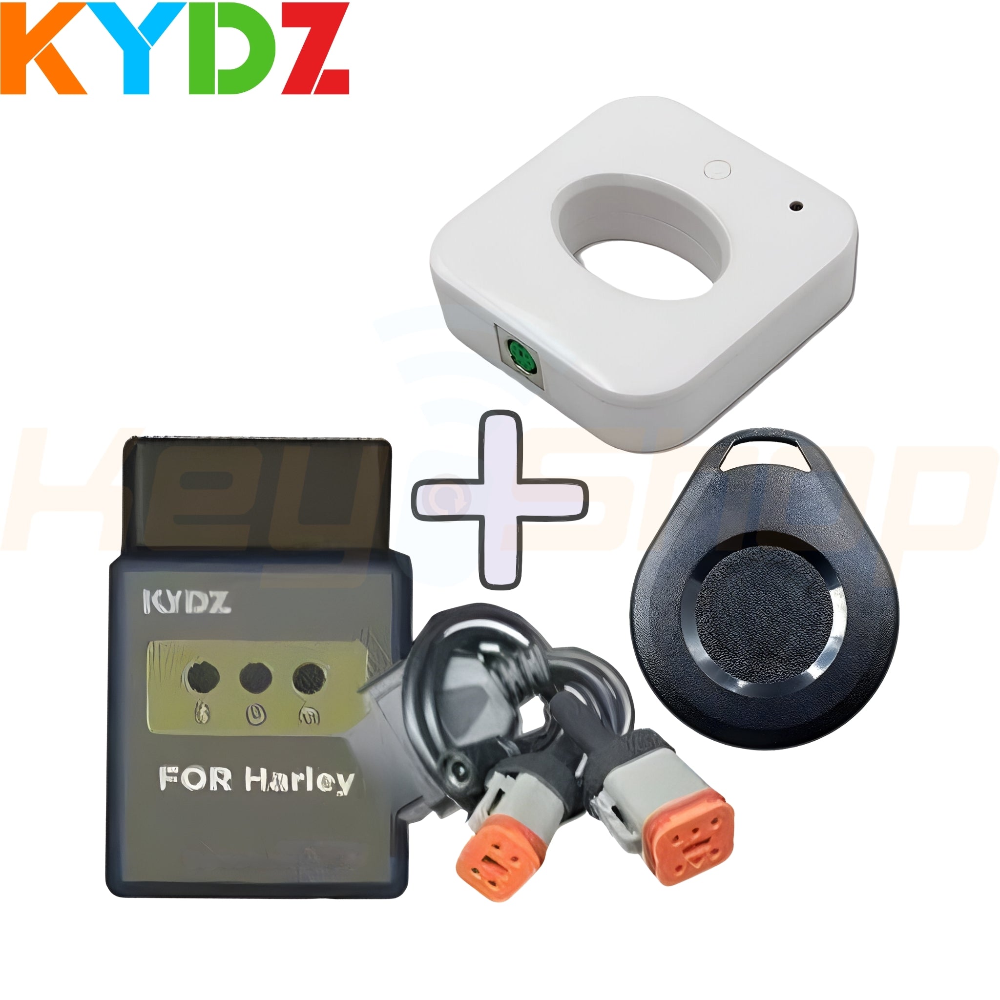KYDZ Harley-Davidson 2016+ Full Set: Key Programmer w/ 4-pin and 6-pin