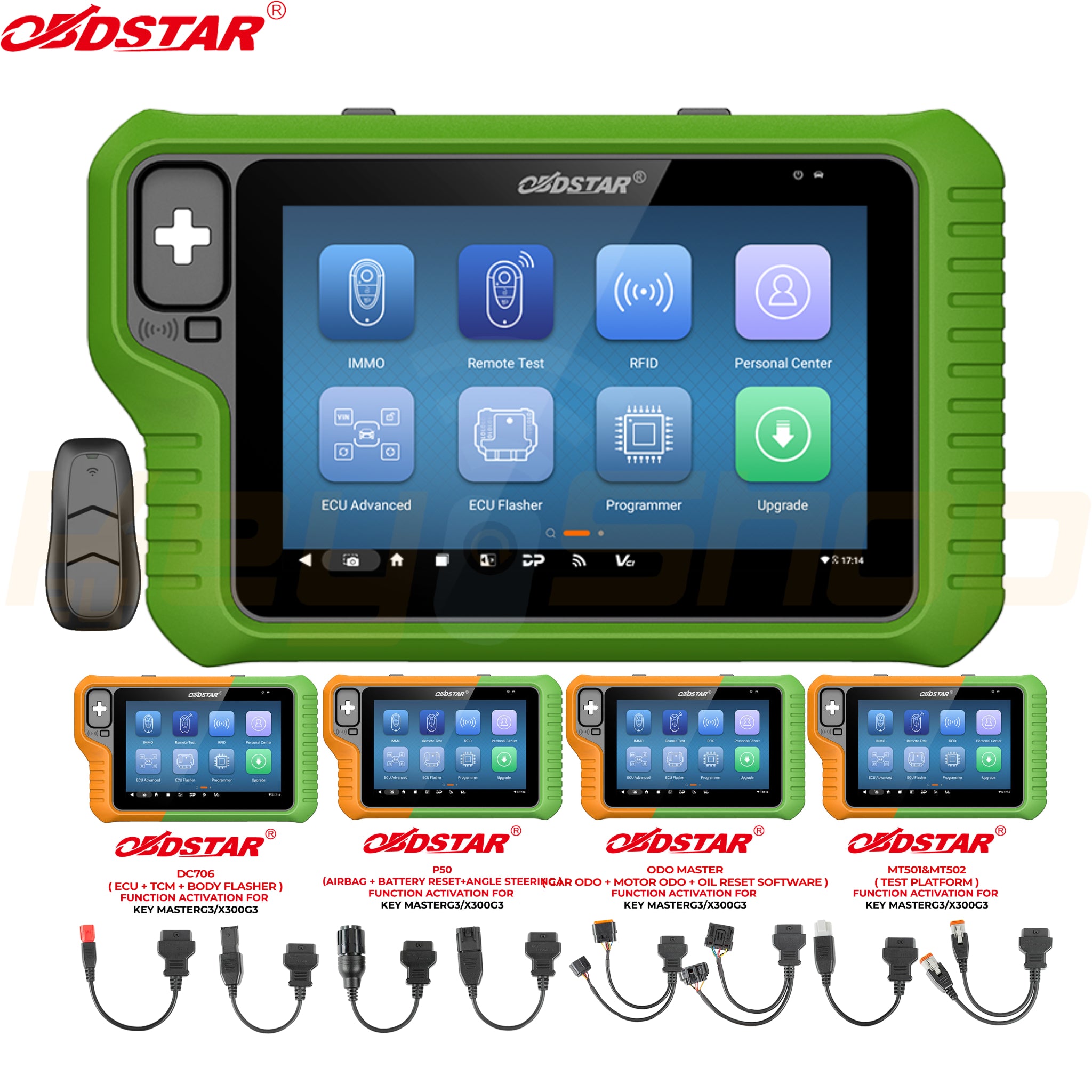 OBDSTAR Key Master G3 FULL SOSFTWARE PACKAGE: CAR/MOTO/MARINE 6-in-1 K