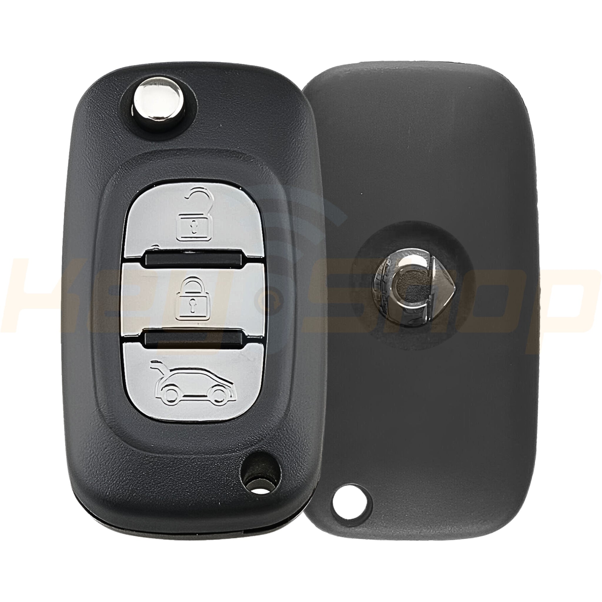 2014+ Smart-Car Flip Remote Key W453 | ID4A | 3-Buttons | BCM | 434MHz