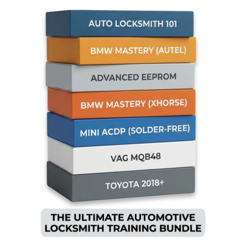 Bundle: Recorded On-Demand Automotive Locksmith Training - The Complet
