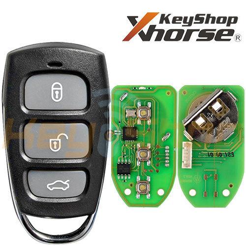 Xhorse Hyundai-Style Wired Universal Keyless Entry Remote | 3-Buttons