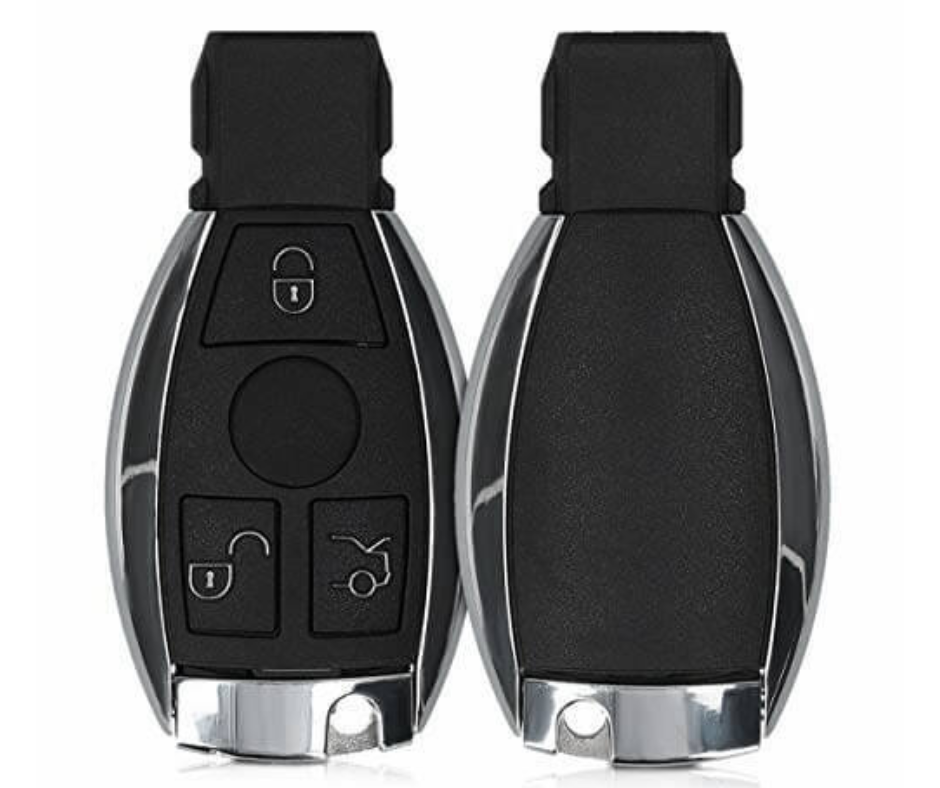 Smart Key Shell / Mercedes / 3 Buttons / BGA (BE Key PCB Compatible)